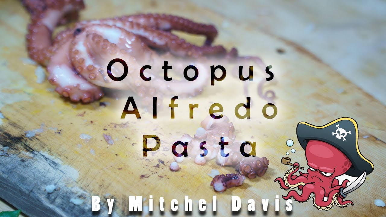 How to cook Octopus Alfredo Pasta - YouTube