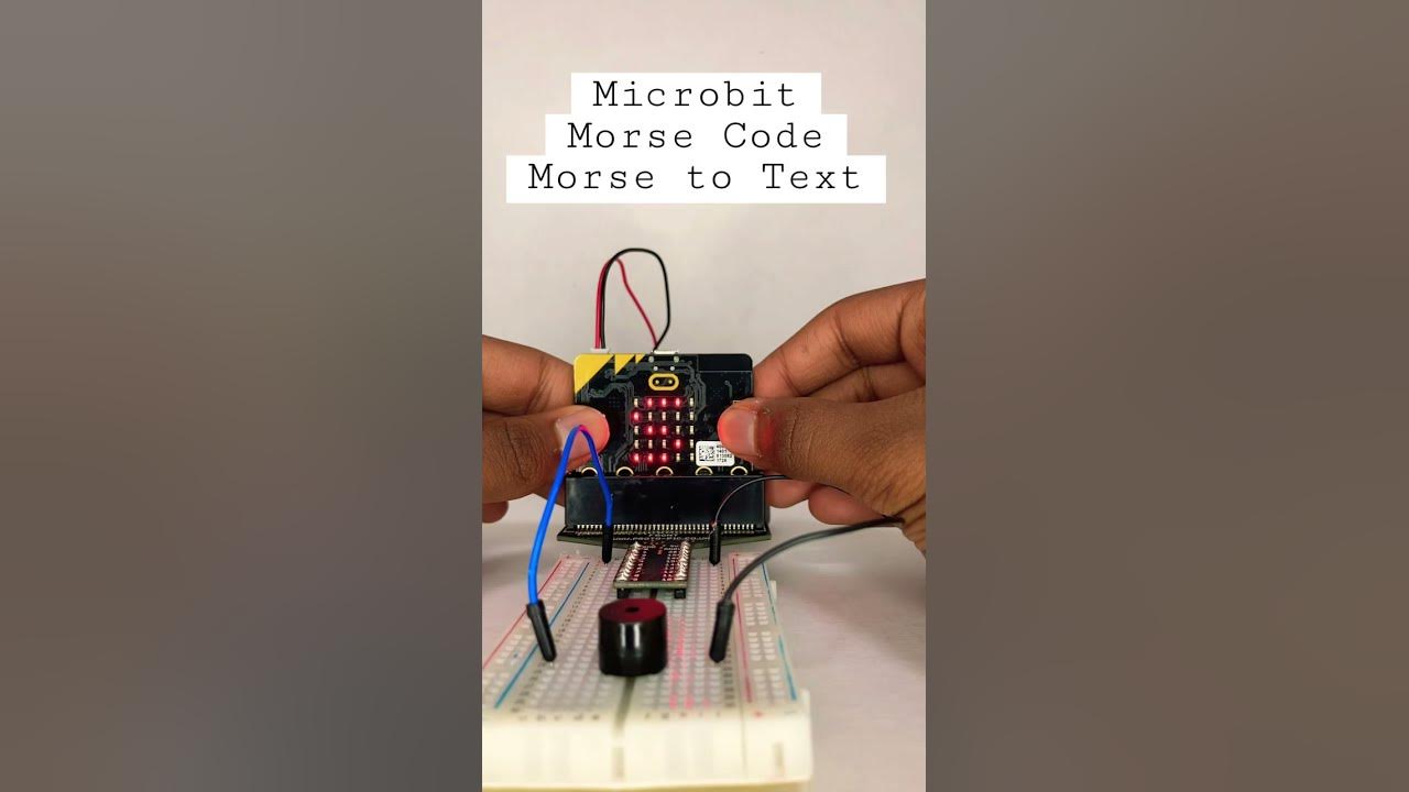 Microbit Morse Code To Text Youtube