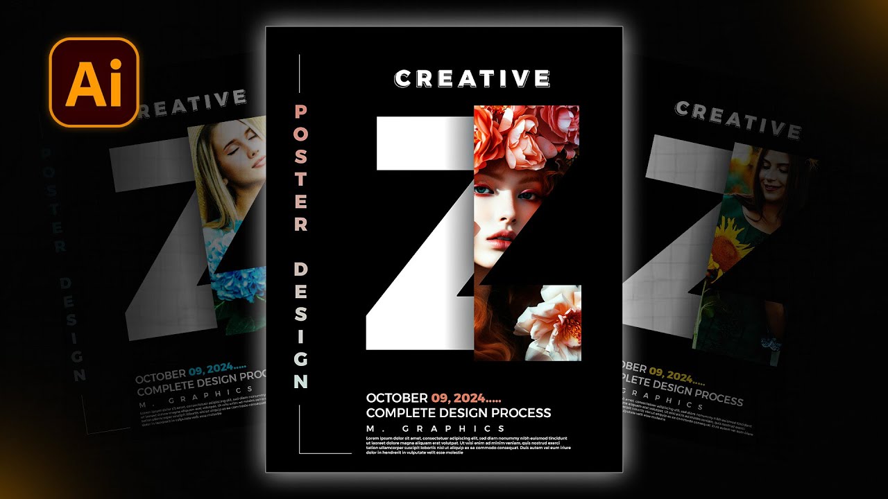 Adobe Illustrator Poster Templates 20 Modern Flyer Template Design