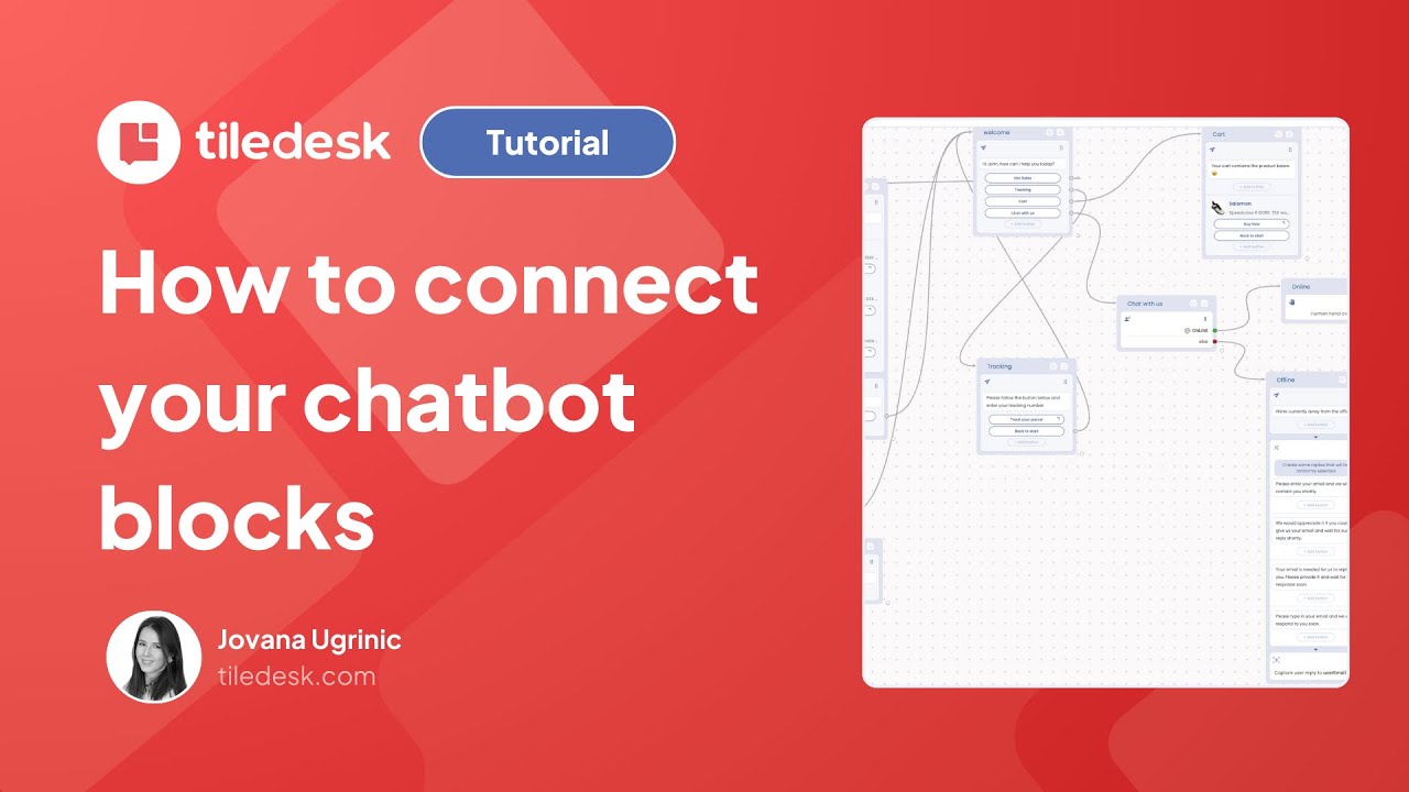 Learn how to connect the conversation blocks - YouTube