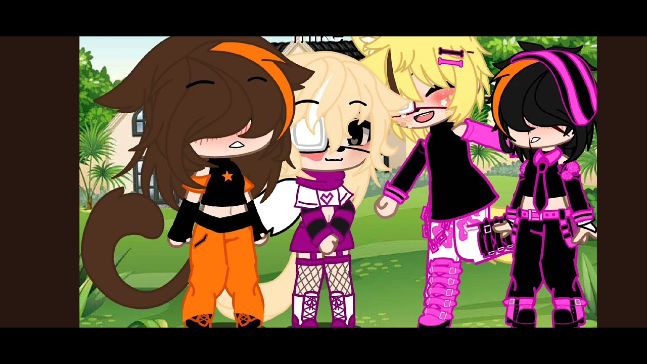 la s personajes de lisa_kun vs los mios#loscompas#gachatuber # ...