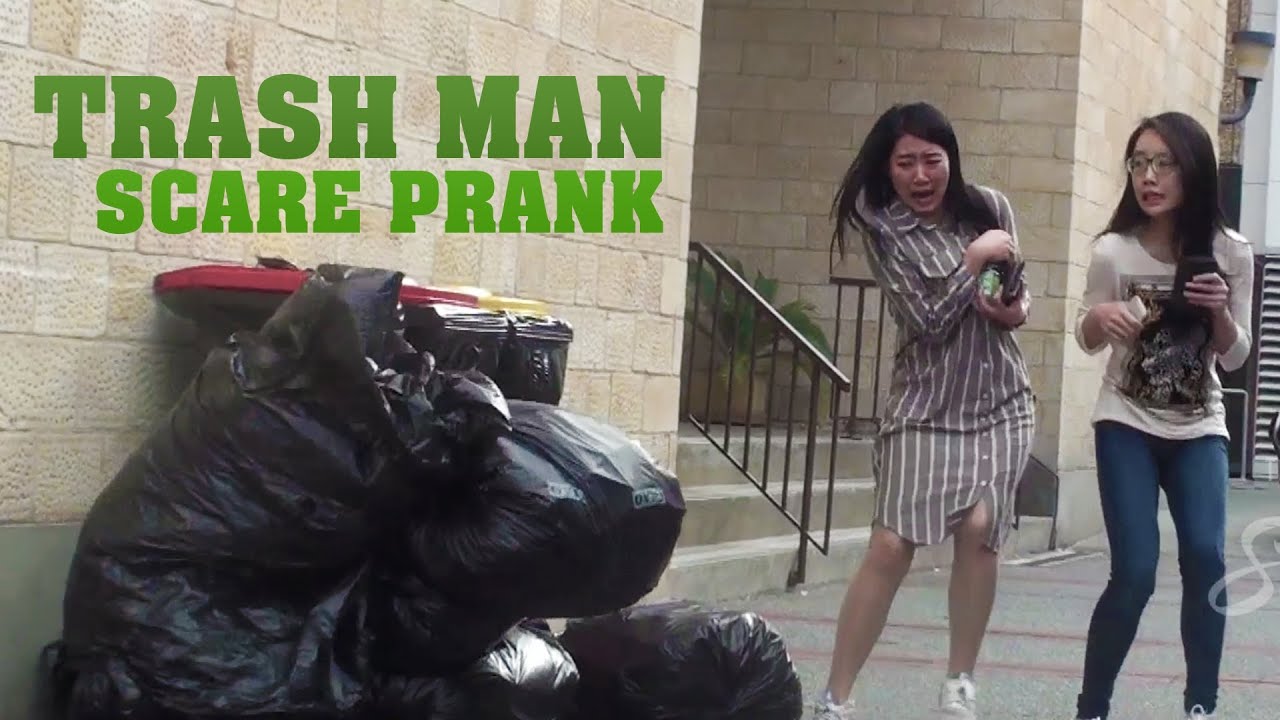 TRASH MAN - Scare Prank - YouTube