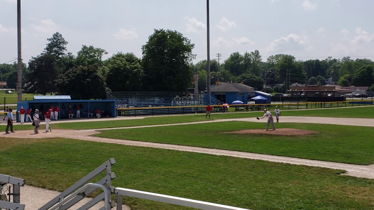 Colton Bryce on the mound against Michigan Outlaws - YouTube