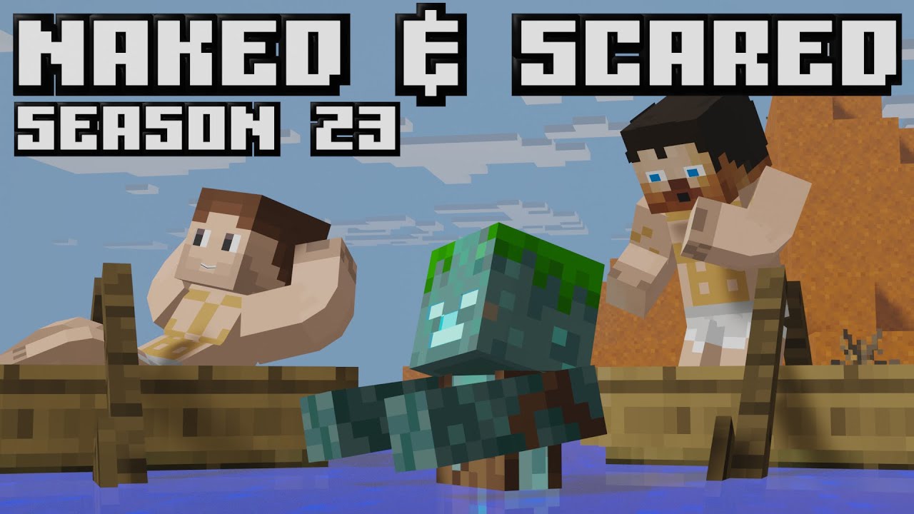 S23e02 Naked And Scared Minecraft Challenge In Ultra Hardcore Youtube
