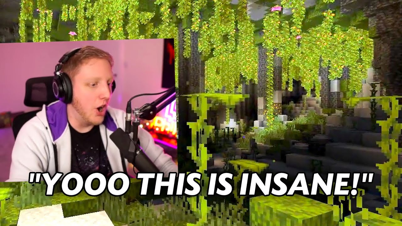 Philza Finds INSANE Lush Cave Under His Base! - YouTube