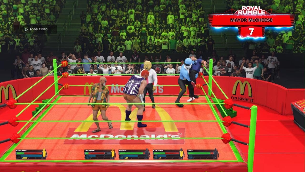#WWE 2K24 the third to last rumble before the championship of season 13 ...