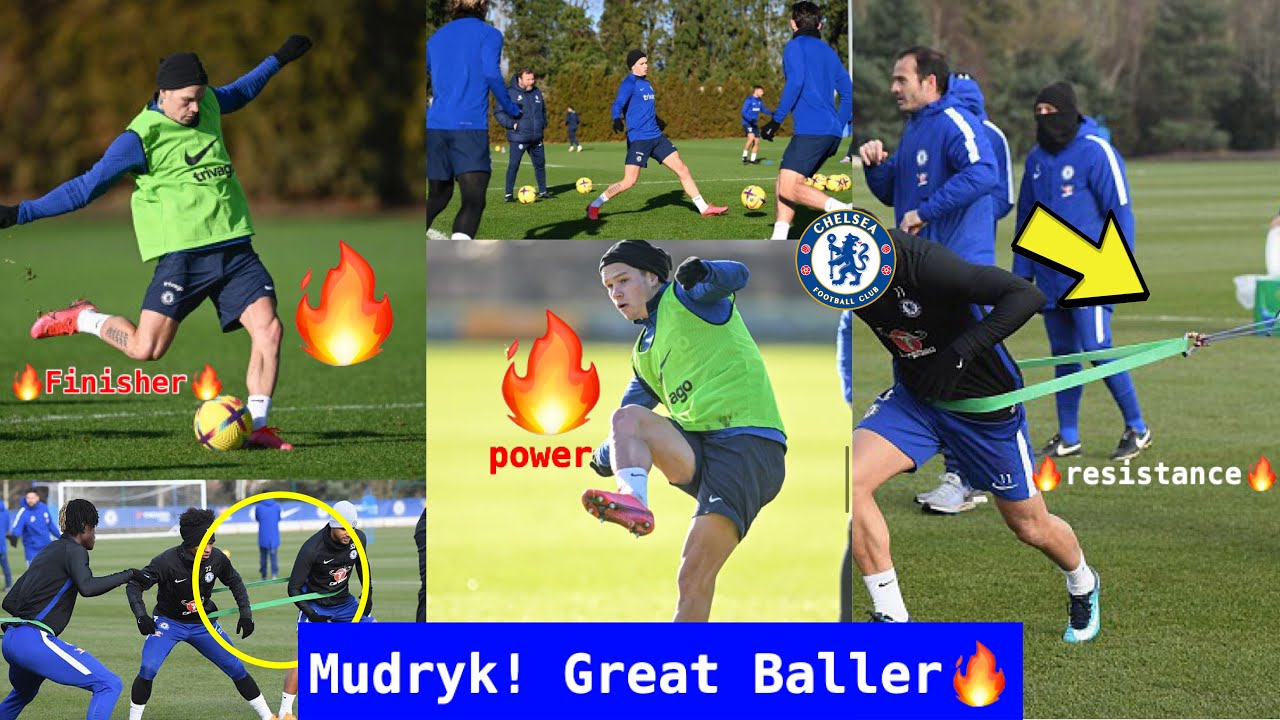 Mykhaylo Mudryk first 🔥Chelsea training , spectacular baller - YouTube