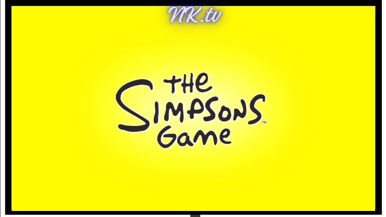 N.K T.V The Simpsons Game Commercial 2007 - YouTube