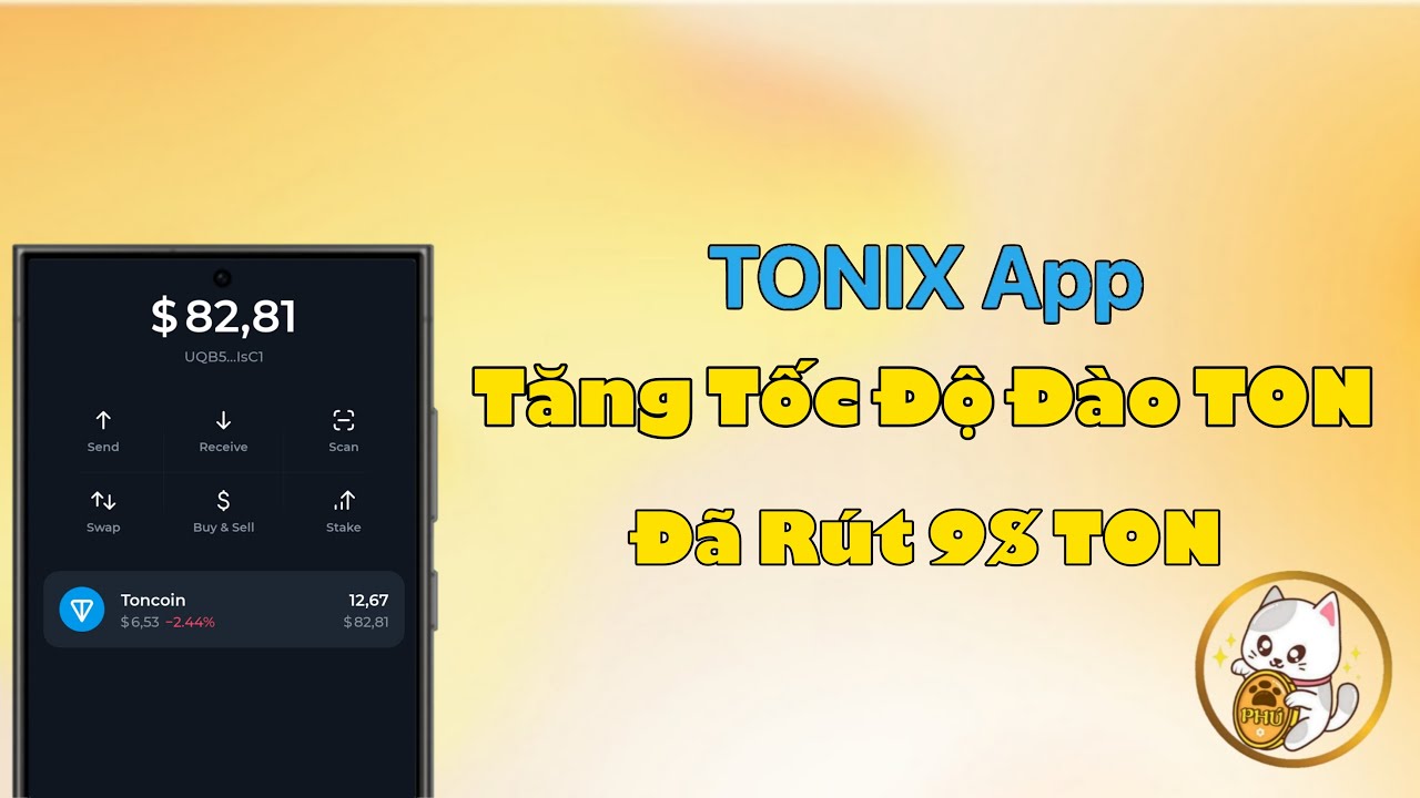 TONIX App - Cách Tăng Tốc Độ Đào TON Miễn Phí, Đã Rút 9$ TON - YouTube