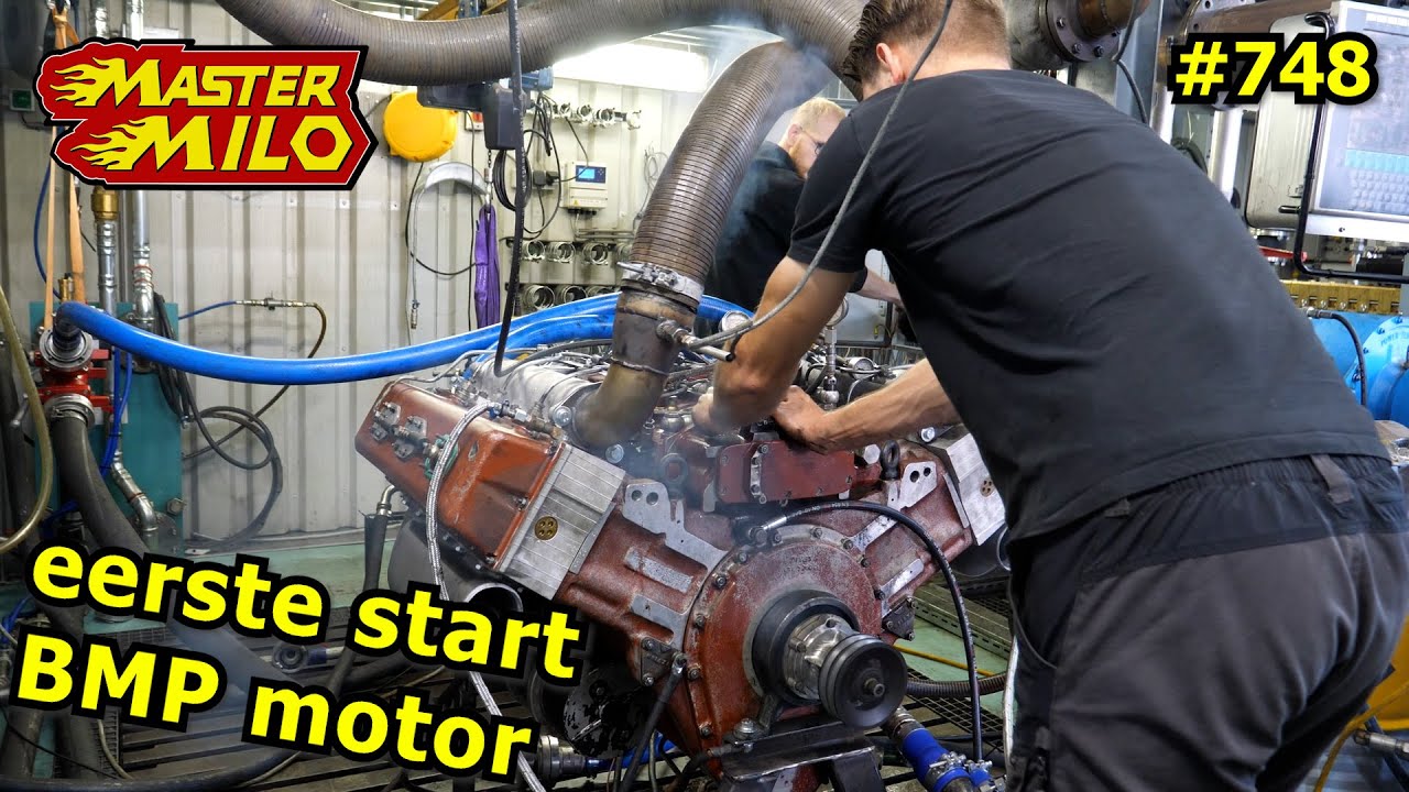 Motor loopt voor het eerst (BMP motorrevisie deel 24) #748 - YouTube