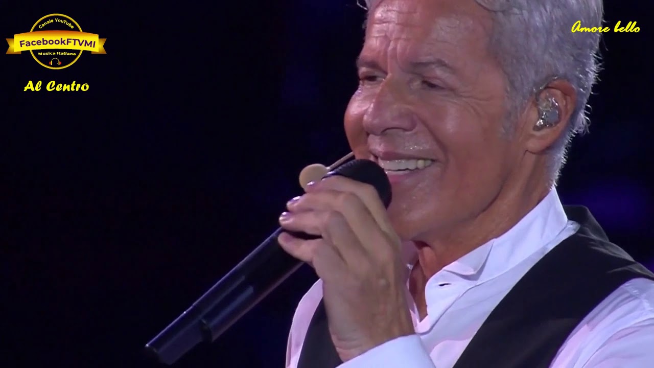 AMORE BELLO Live "AL CENTRO" - Claudio Baglioni - YouTube