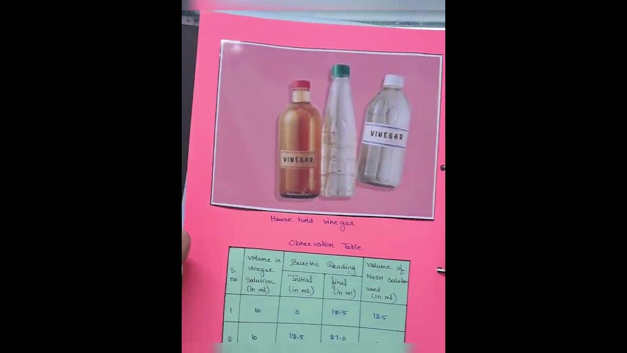Topic Measuring Of Amount Of Acetic Acid In Vinegar CHEMISTRY PROJECT topic-measuring-of-amount-of-acetic-acid-in-vinegar-chemistry-project