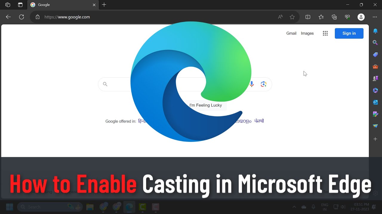 How to Enable Casting in Microsoft Edge (Guide) - YouTube