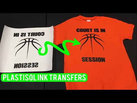 How To Make Plastisol Ink Transfers - Screen Printing From Home - YouTube