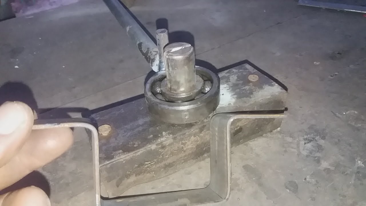Flat Bar Bending Tool - YouTube