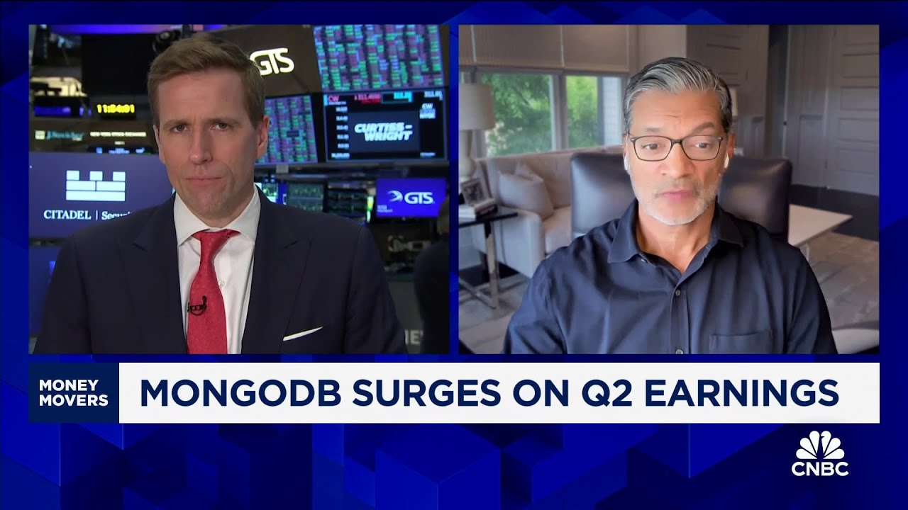 MongoDB CEO on earnings: 'We feel like we're well positioned for the AI ...