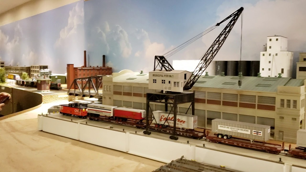 MODEL TRAINS HO Scale Vermont & Essex AMT Train Under Glass And Harbour ...