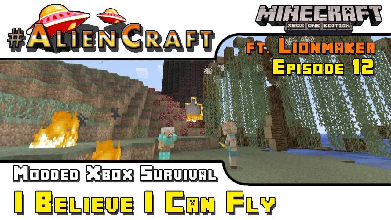 #AlienCraft :: Minecraft Survival ft. Lionmaker :: I Believe I Can Fly :: E12 - YouTube