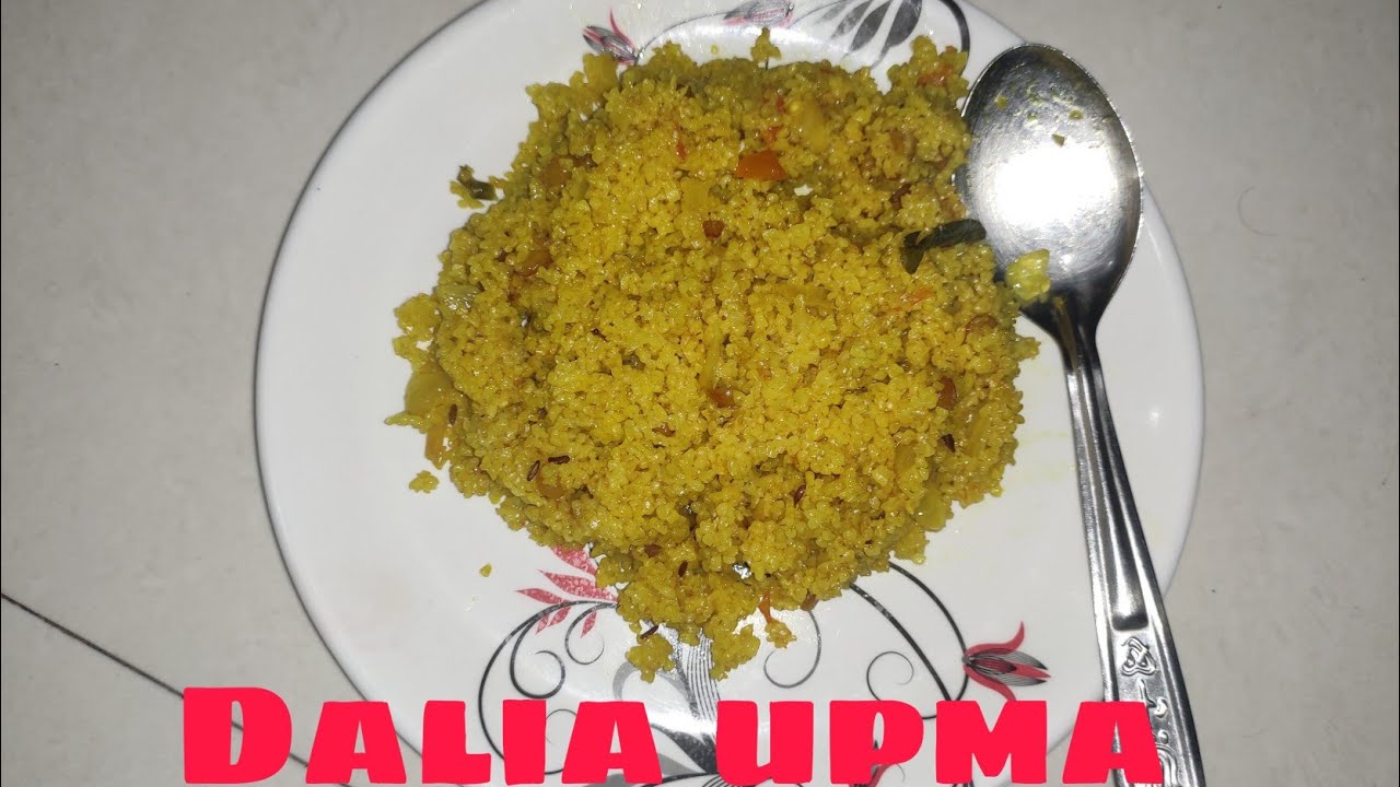 Dalia Upma दलिया उपमा in Marathi - YouTube