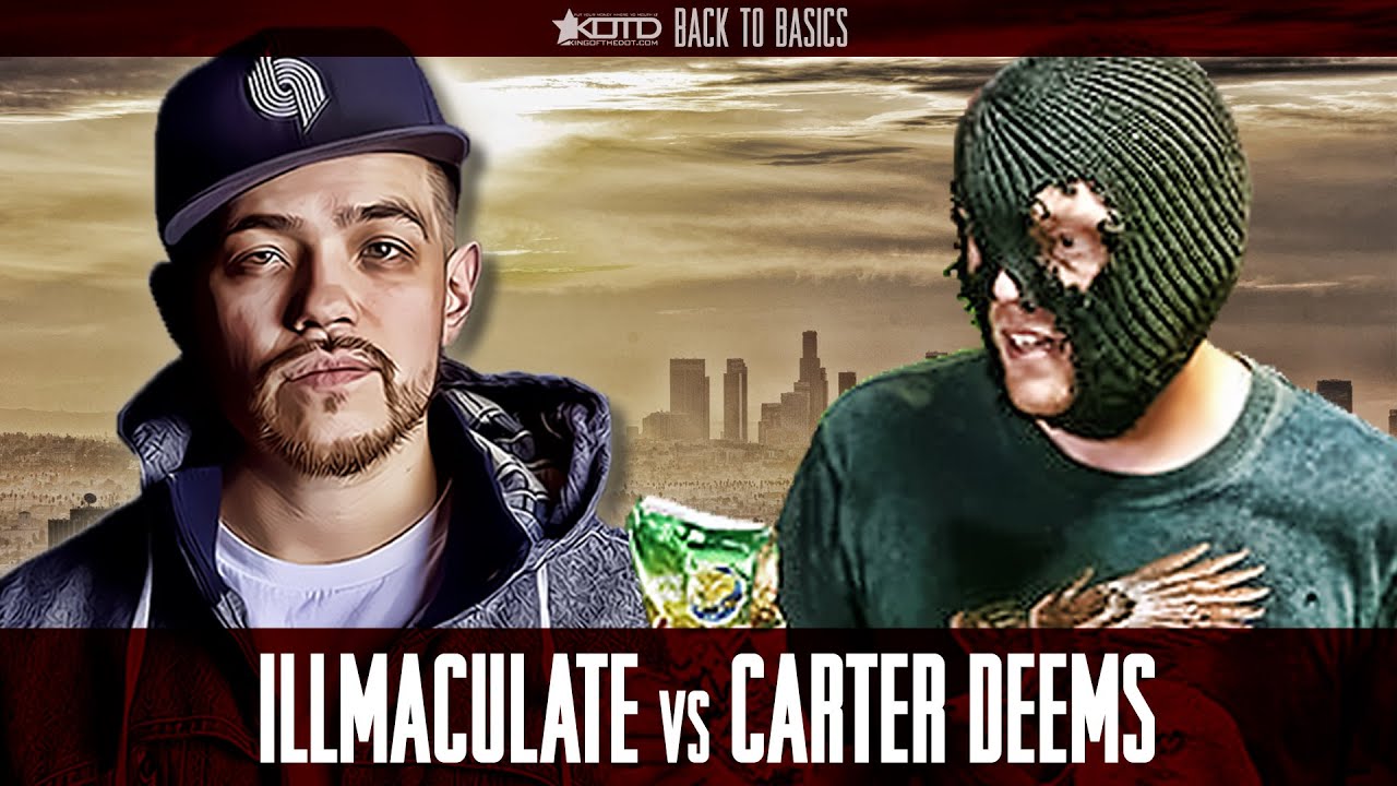 KOTD - Rap Battle - Illmaculate vs Carter Deems - YouTube