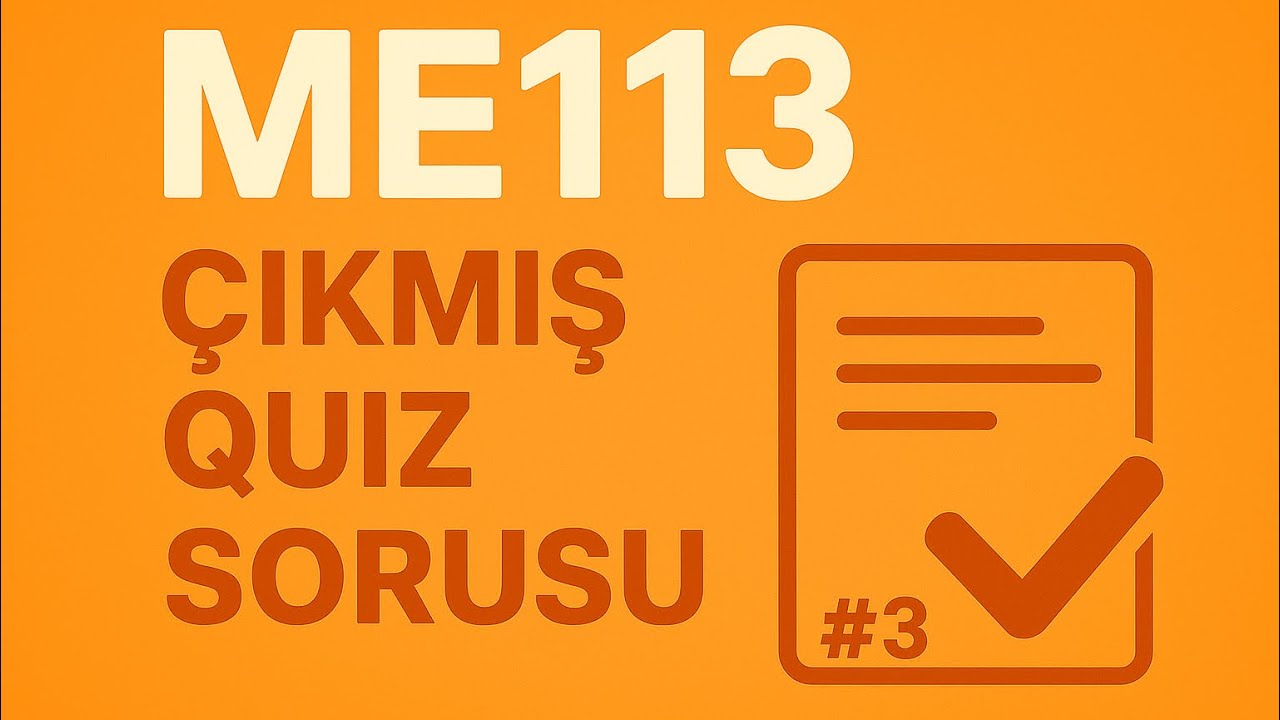 SolidWorks Dersi #3 – ME113 | İYTECAD Türkçe - YouTube