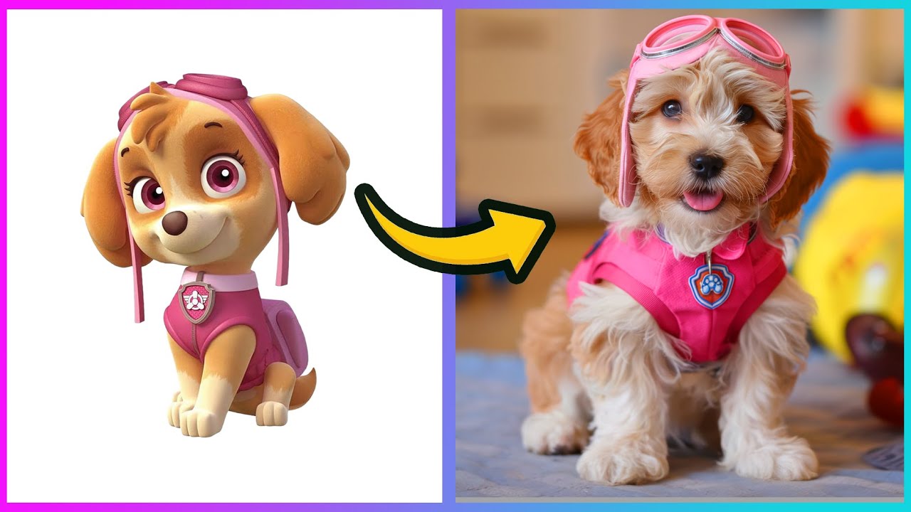 Paw Patrol Dogs in Real Life! All Characters - YouTube