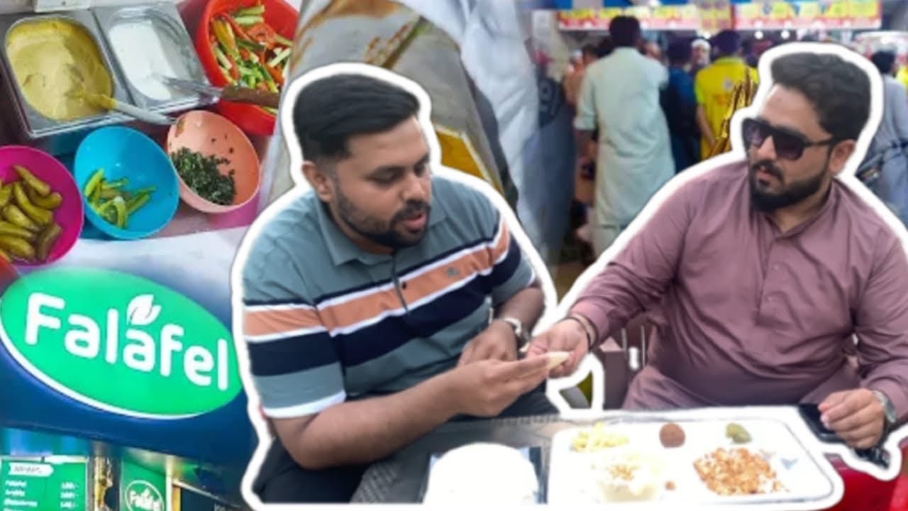 Falafel samnabad | Arabic food review | Arabic food in Pakistan - YouTube