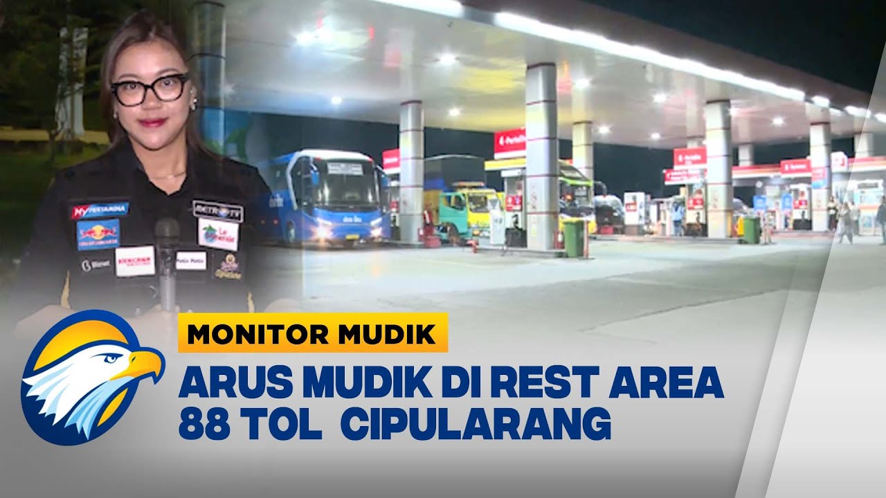 Pantauan Terkini Arus Mudik di Rest Area 88 Tol Cipularang - YouTube
