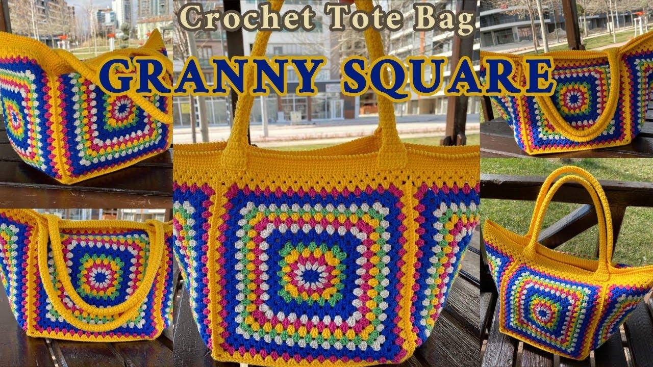 Make this Trendy Crochet Square Bag NOW | How to Crochet Bag | Granny ...