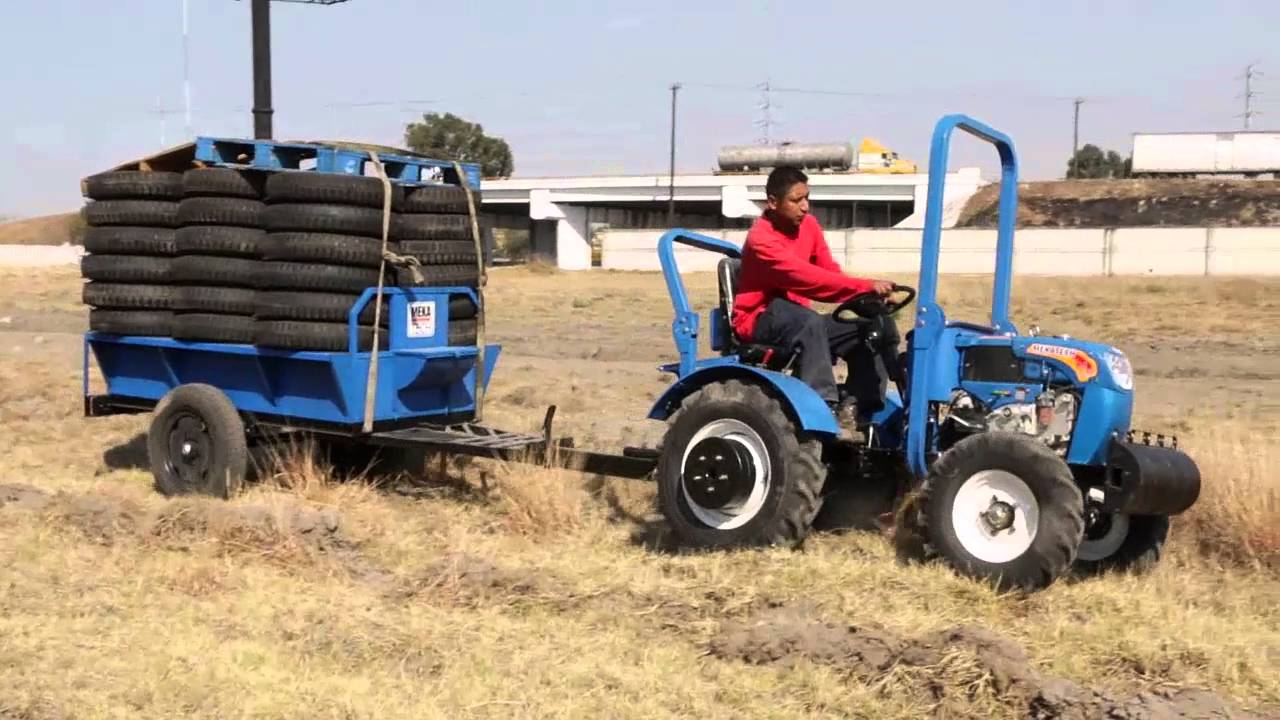 Vagón Multiusos - Implemento Tractor Ligero - YouTube