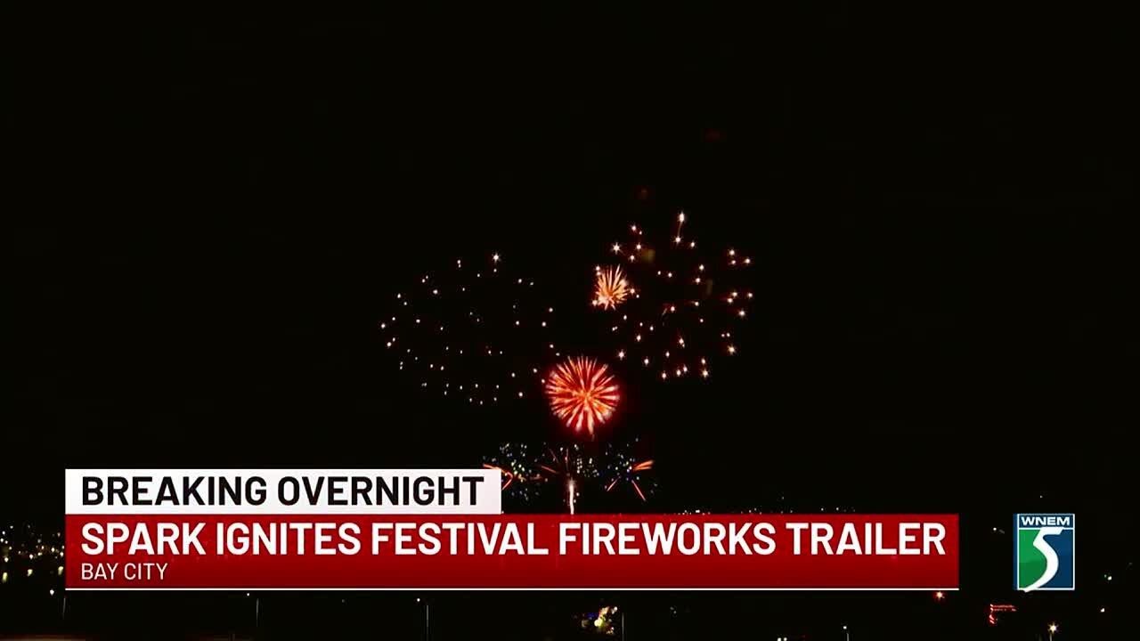 Unexpected fireworks ignited in Bay City - YouTube