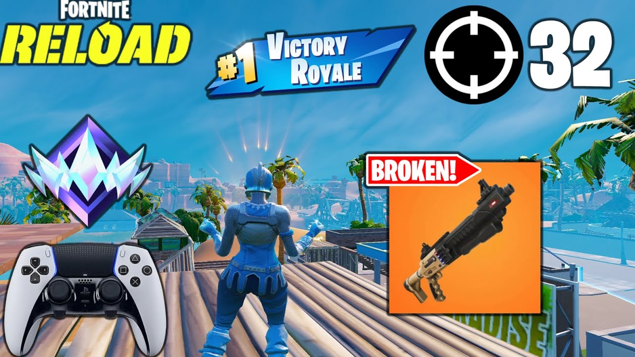 32 Kill Solo "Unreal Ranked RELOAD” Controller Gameplay (BEST ...