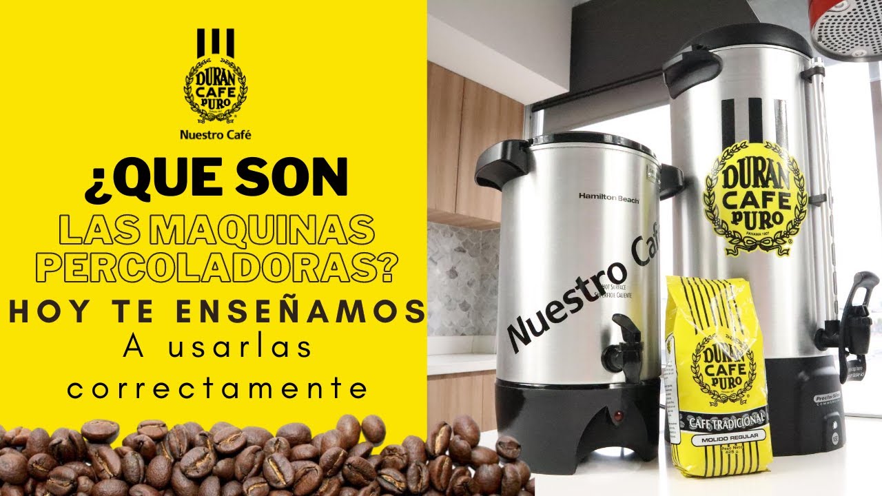 ¿Sabes que son las percoladoras? Hoy te explicamos sus usos - YouTube