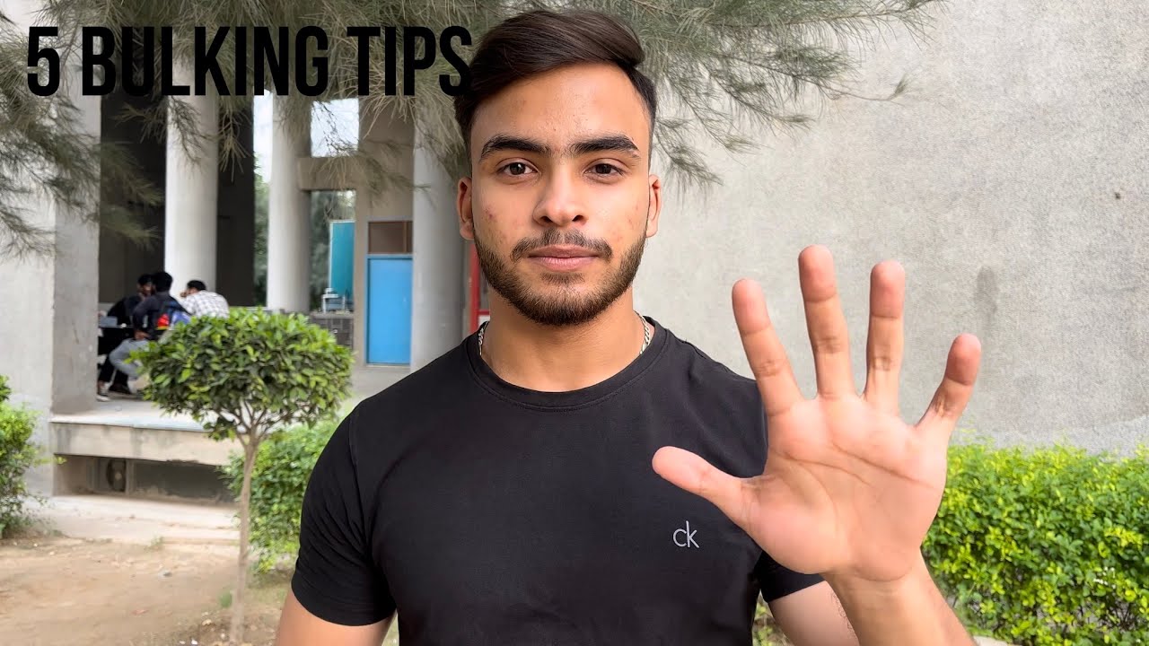 How to bulk as a beginner | My 5 bulking tips - YouTube