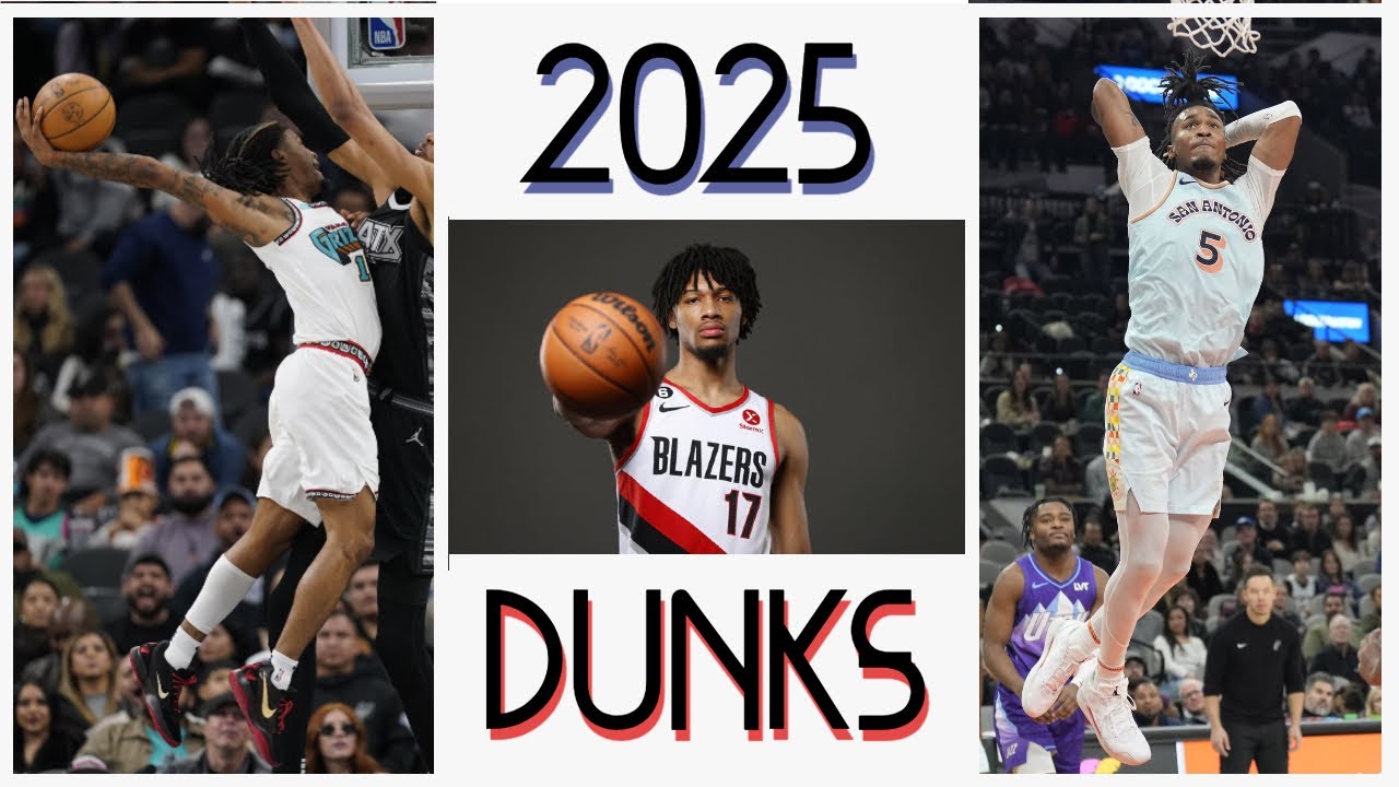 Top 20 HIGHEST VERTICAL DUNKS | NBA 2024-25 - YouTube