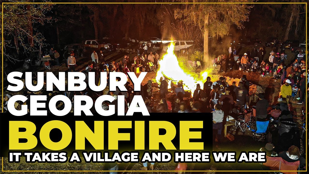 Sunbury Georgia community barbeque, cookout, and bonfire - Liberty ...