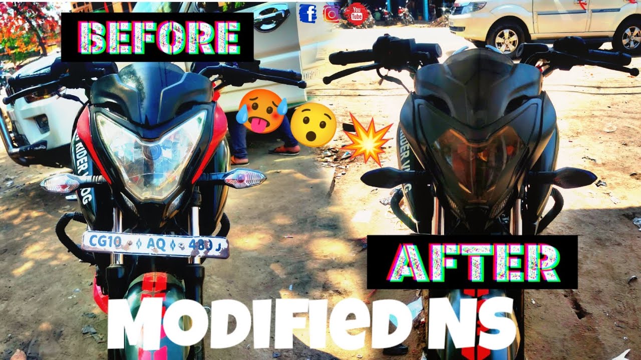 NS160 MODIFIED 😯💥 BEFORE VS AFTER MONSTER MODIFICATION 🤬 - YouTube
