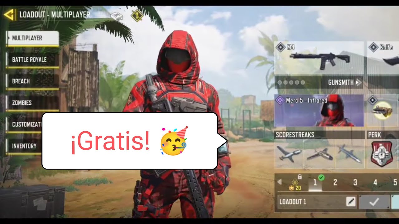 Gratis skin épica del Merc 5 Infrared por ver la Masters en directo ...