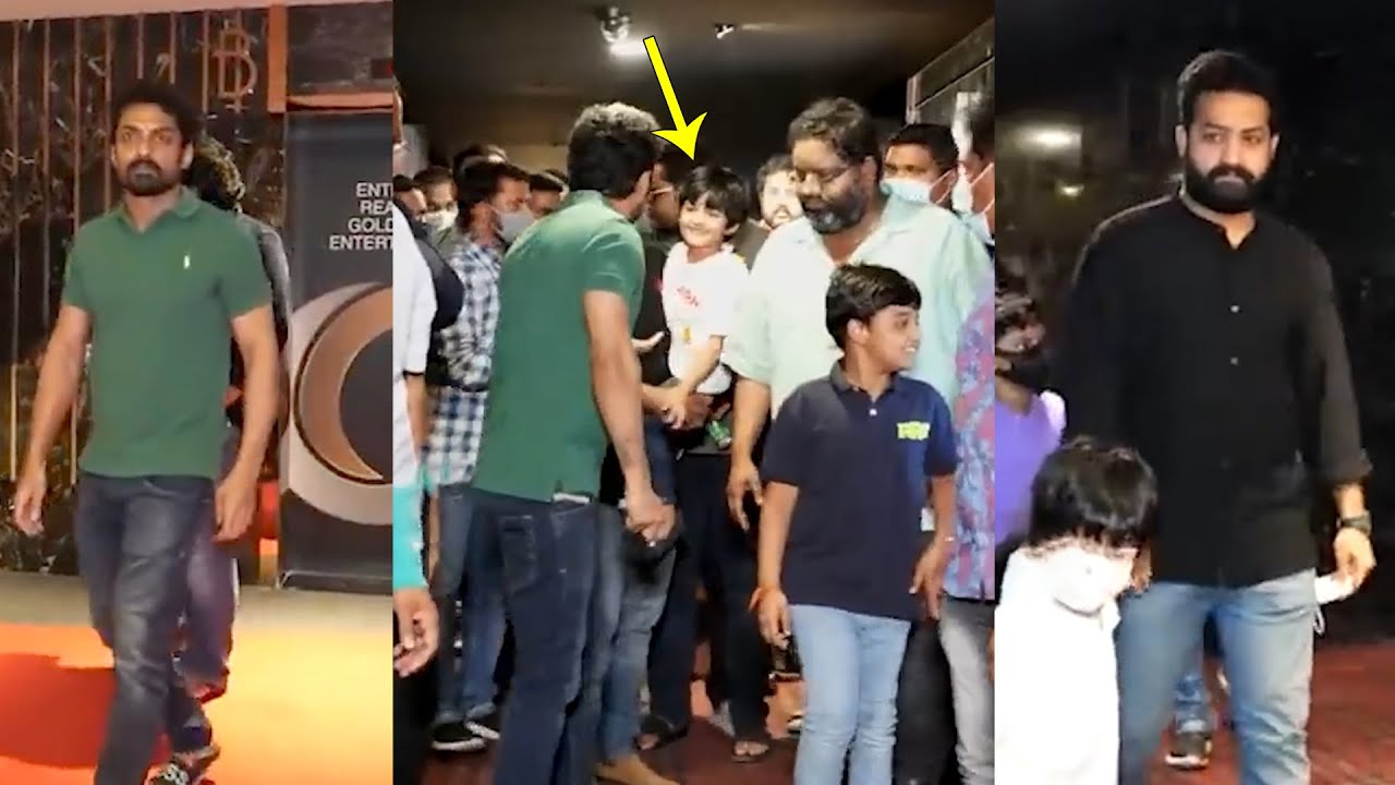 NTR With His Sons Abhay Ram And Bhargav Ram Latest Visuals | Kalyan Ram ...