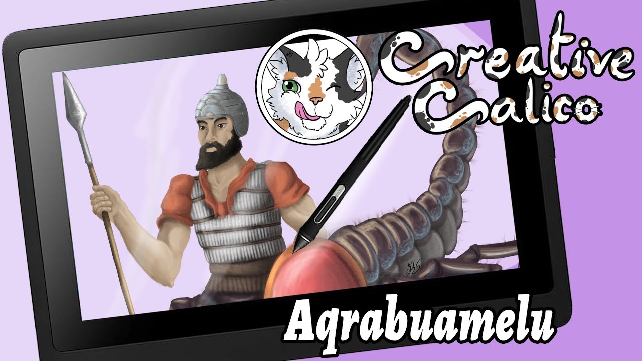 Aqrabuamelu - Being of Ancient Mesopotamian Folklore Timelapse - YouTube