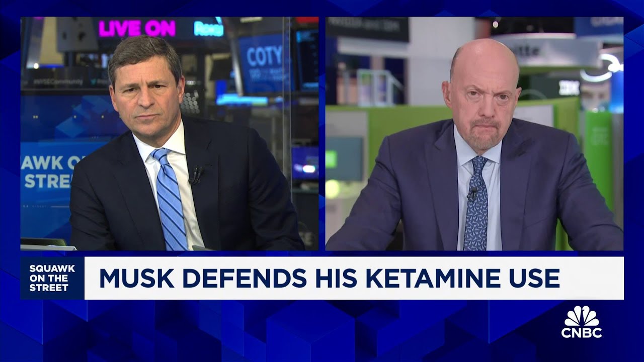 Jim Cramer on Elon Musk's ketamine use: I defend him as much as ...