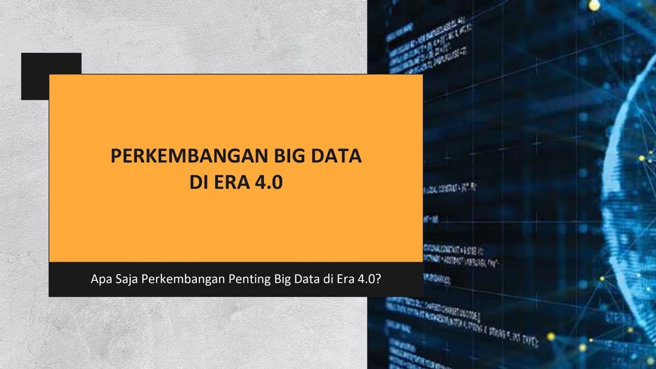 Perkembangan Big Data di Era 4.0 #bigdata #generation # ...