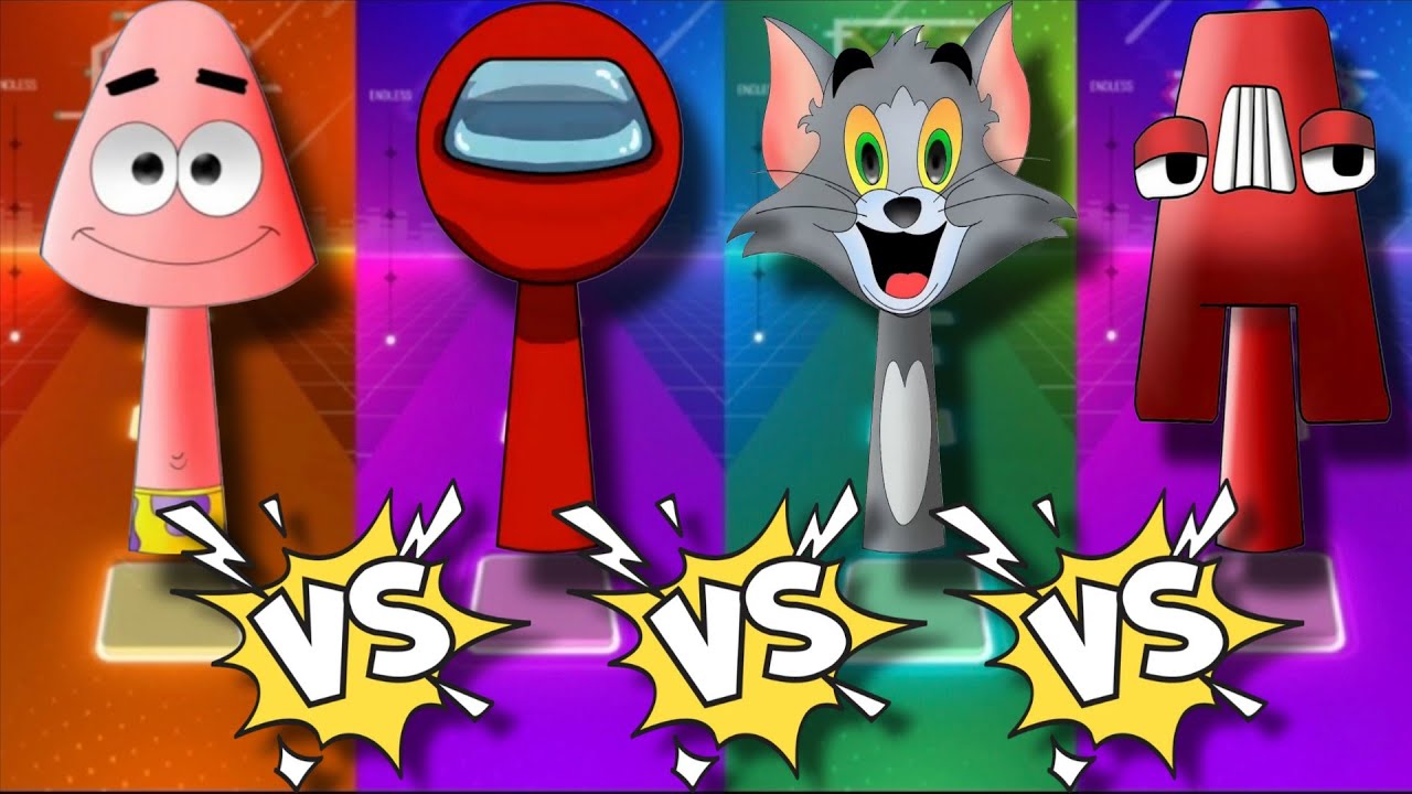 SPRUNKI OC : PATRICK(SPONGEBOB) 🆚 CREWMATE(AMONG US) 🆚 TOM(TOM&JERRY) 🆚 ...