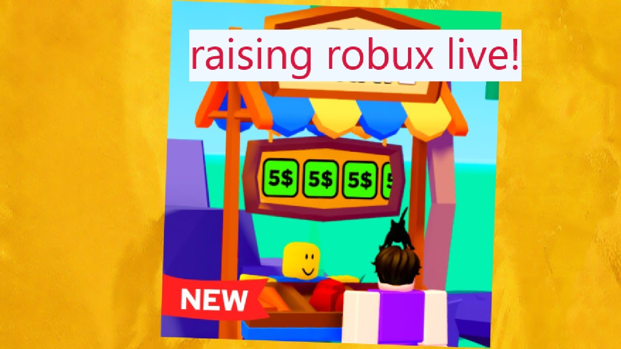 live raising robux in pls donate - YouTube