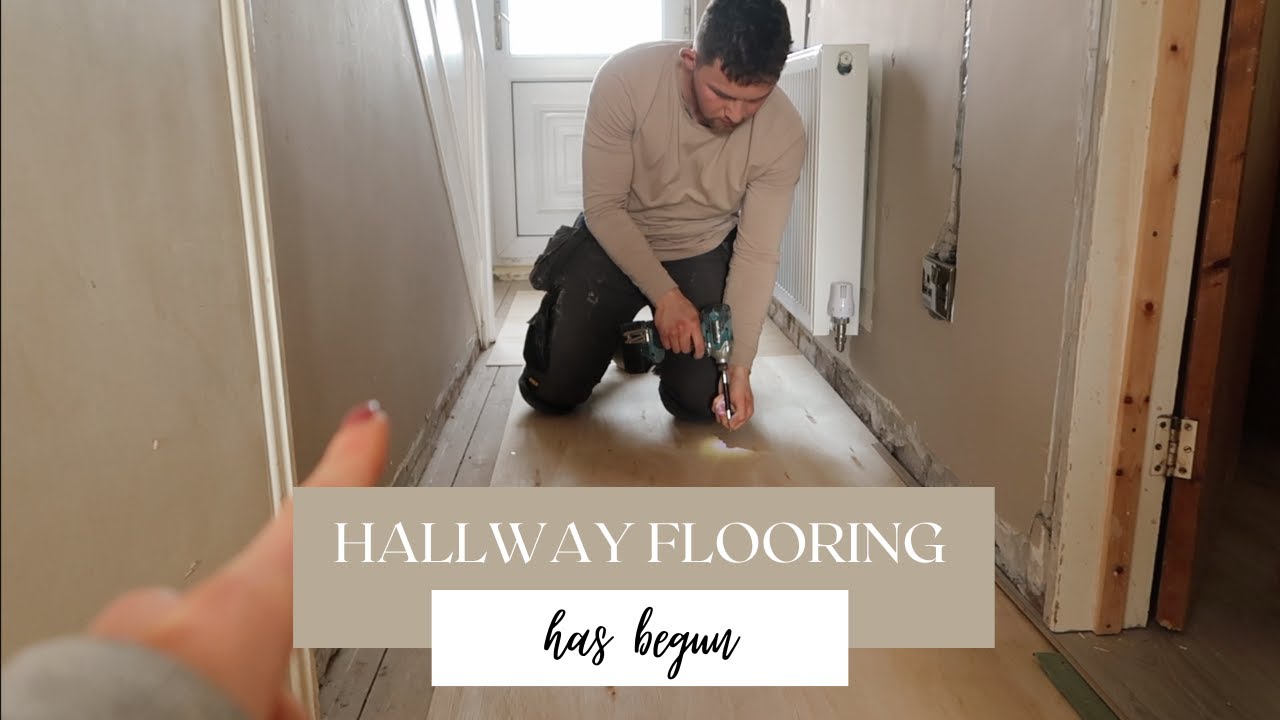 Renovation Vlog | Hallway Flooring & Dressing Room Organisation - YouTube