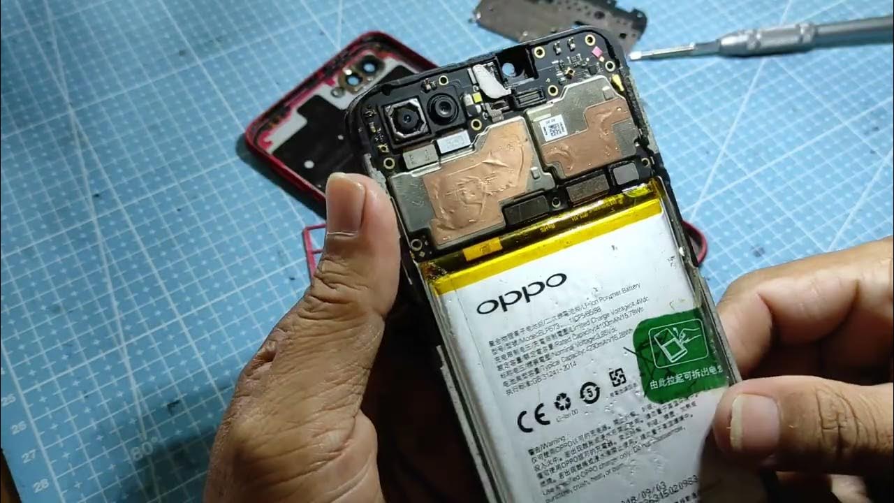 Bongkar Hp Oppo A3S - Disassembly - YouTube