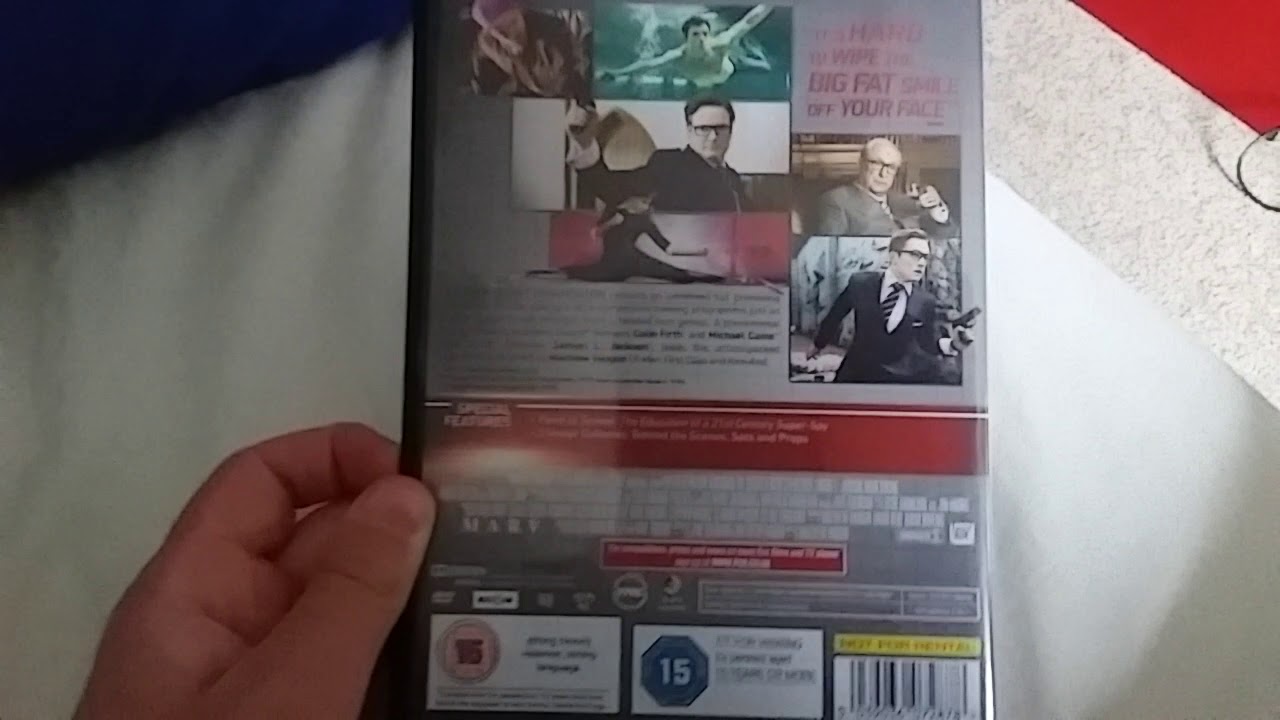 Kingsman: The Secret Service (UK) DVD Unboxing - YouTube