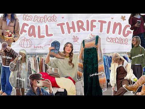 THRIFT WITH ME for your perfect FALL WISHLIST *cozy finds for cozy season* 🍂