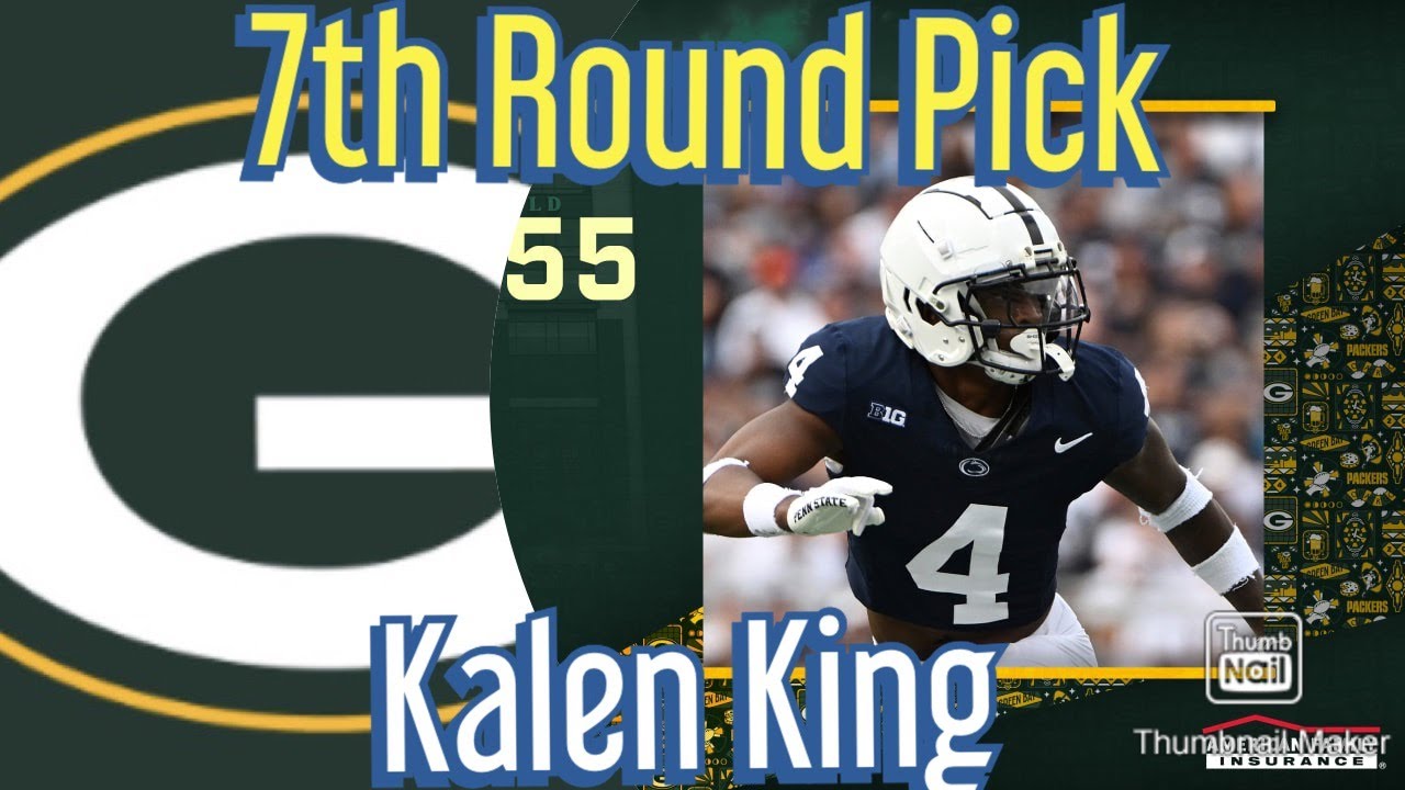 Green Bay Packers 7th Round Pick KALEN KING Deep Dive - YouTube