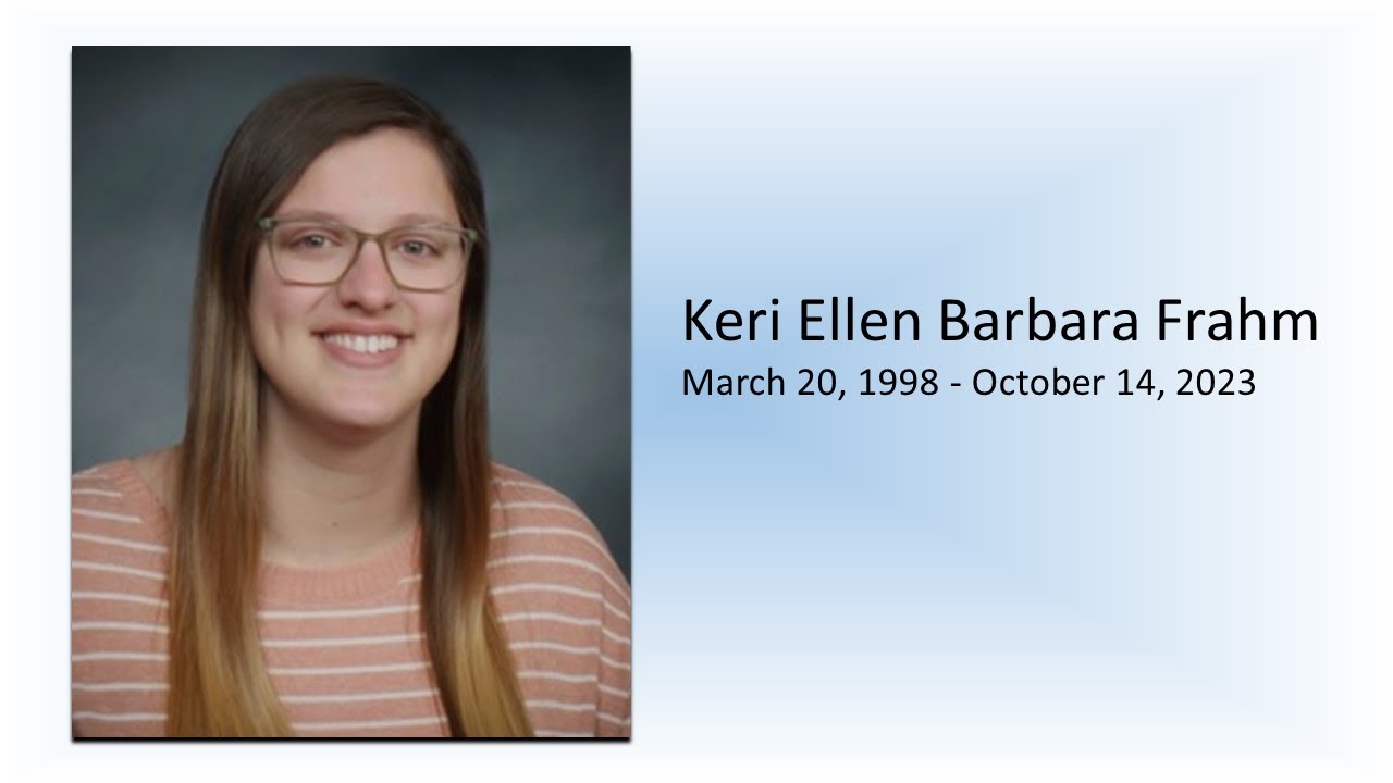 Keri Ellen Barbara Frahm Funeral Service October 23, 2023 - YouTube